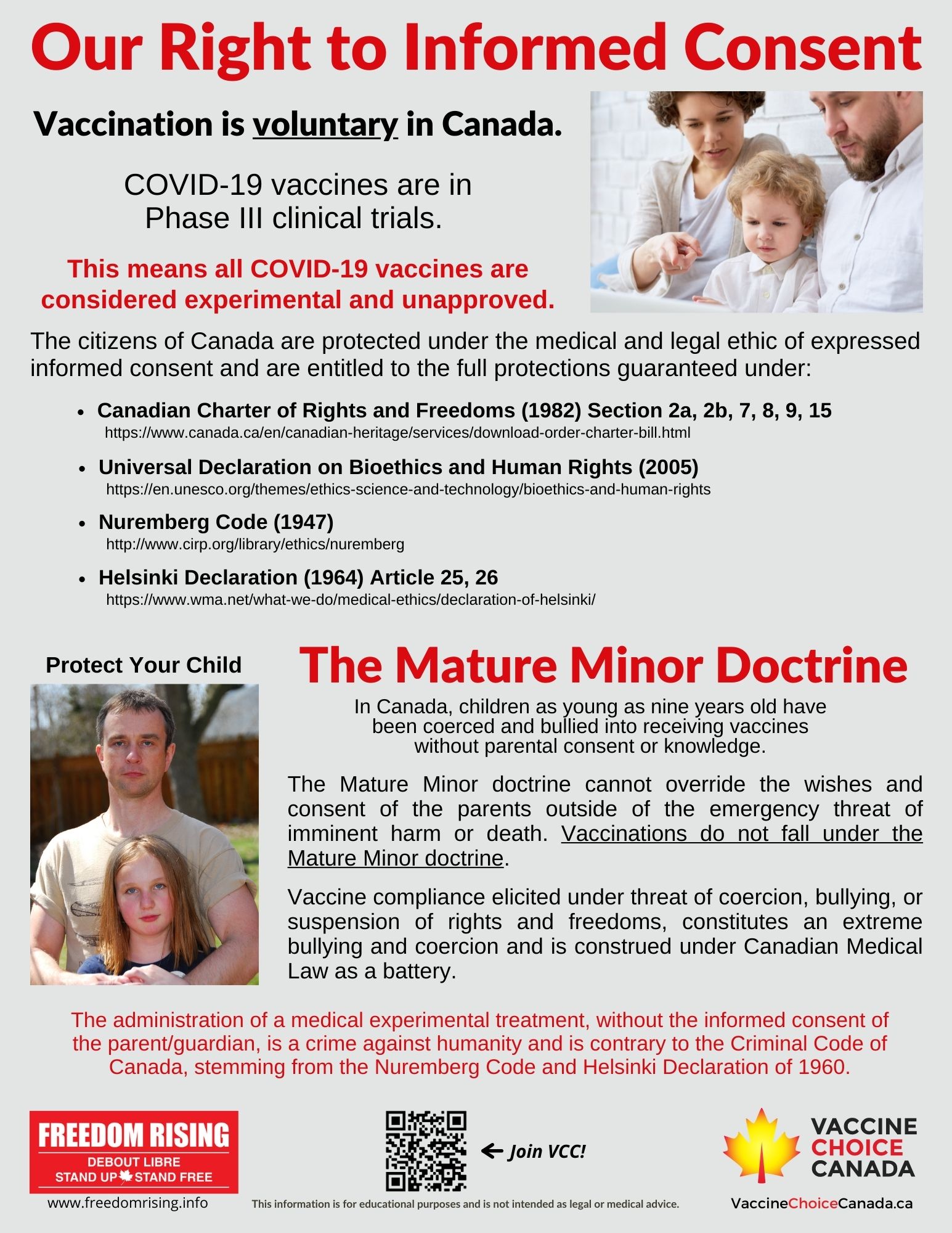 Vaccine Choice Canada Resources and General Links - Vaccine Choice Canada
